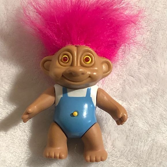 Soma | Toys | Vintage Early 9s Soma Troll Doll With Red Light Up Eyes ...